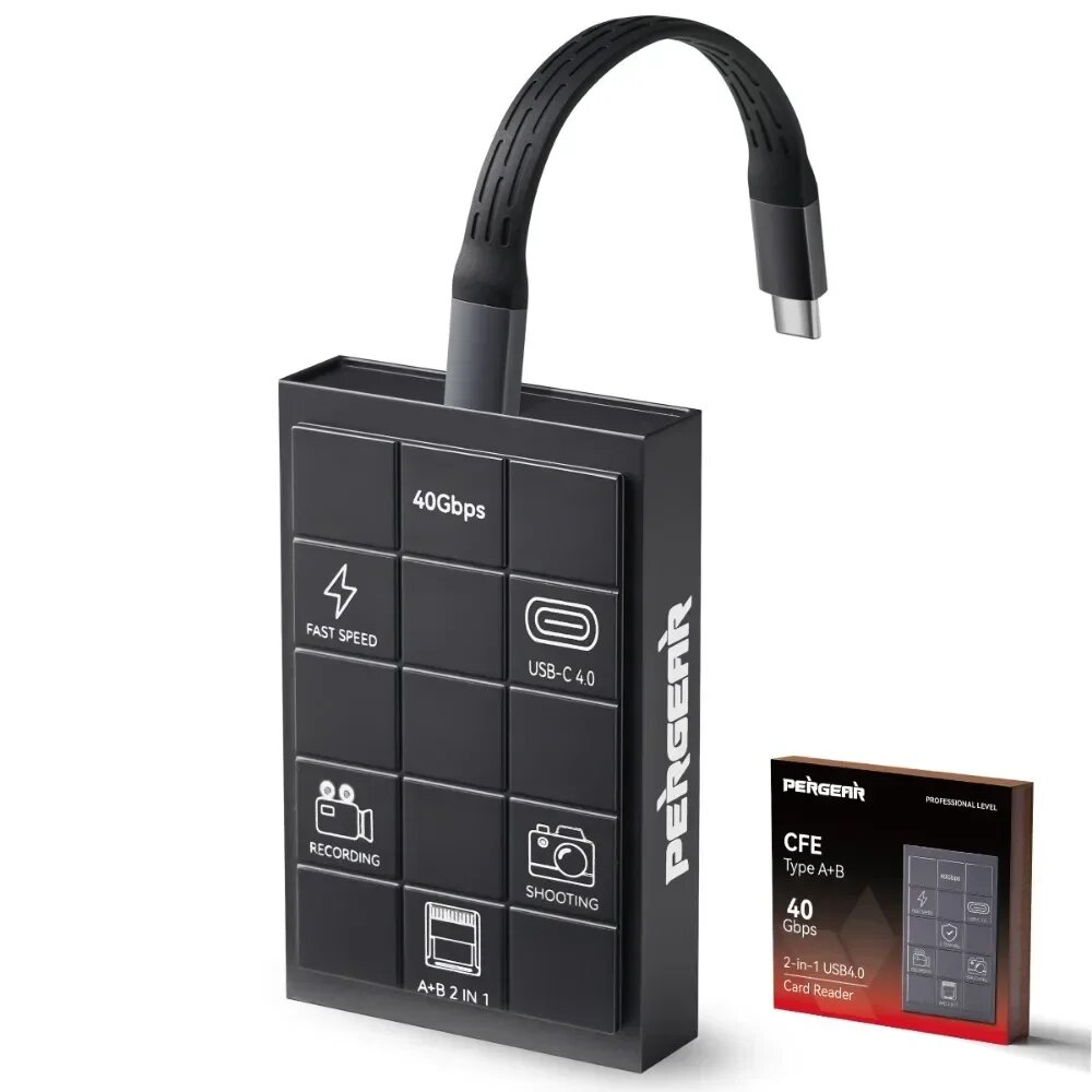 PERGEAR CFexpress 4.0 Type B карта памяти 512 ГБ / 1 ТБ 4.0 Card Reader