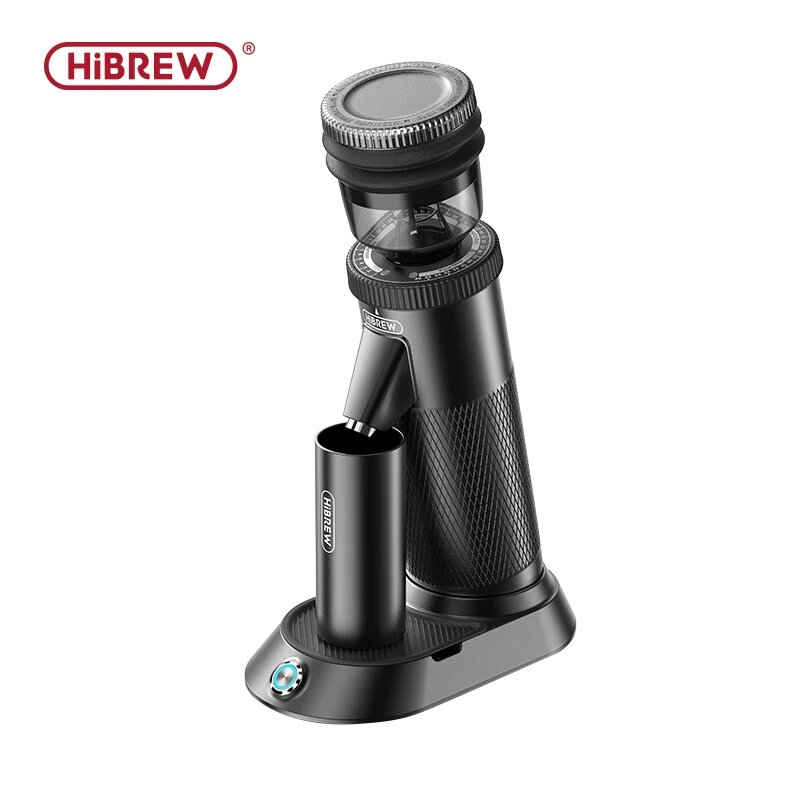 Электрический кофемолка HiBREW G5 с коническими жернами диаметром 48 мм, компактная портативная кофемолка для кухни для эспрессо и турецкого кофе