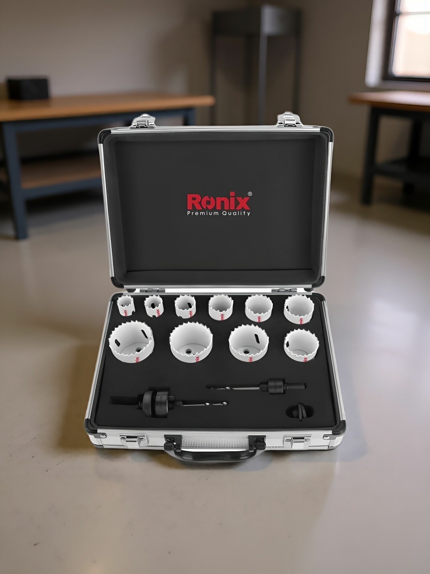 Набор биметаллических кольцевых пил (10шт) Ronix RH-5290