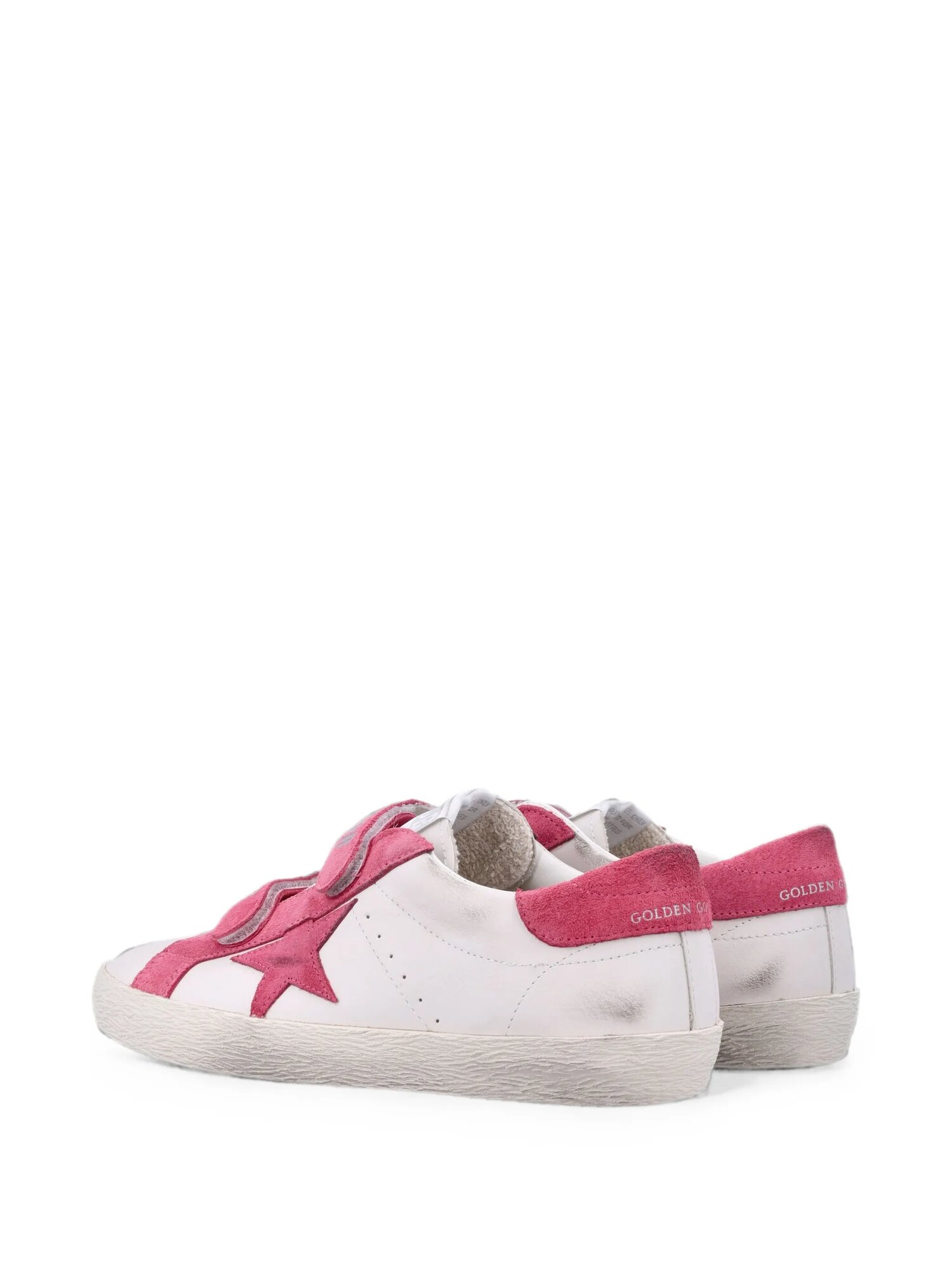 Кроссовки Golden Goose Old School star-patch sneakers, размер 34, белый — фото 1