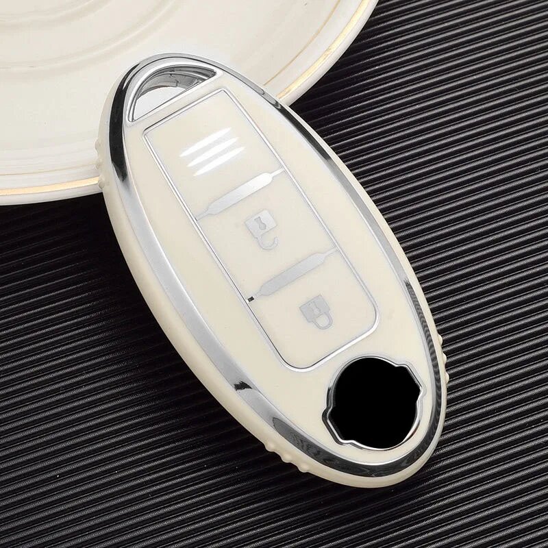 Чехол для ключей Nissan White SE RC01 3Key