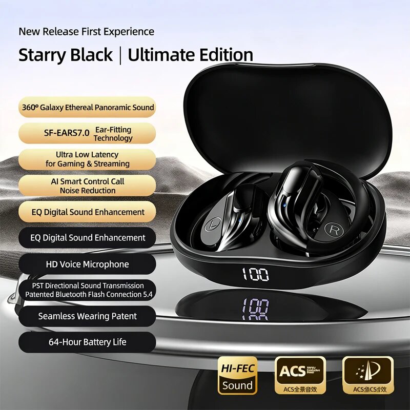 Беспроводные наушники Q13 Bluetooth Black1