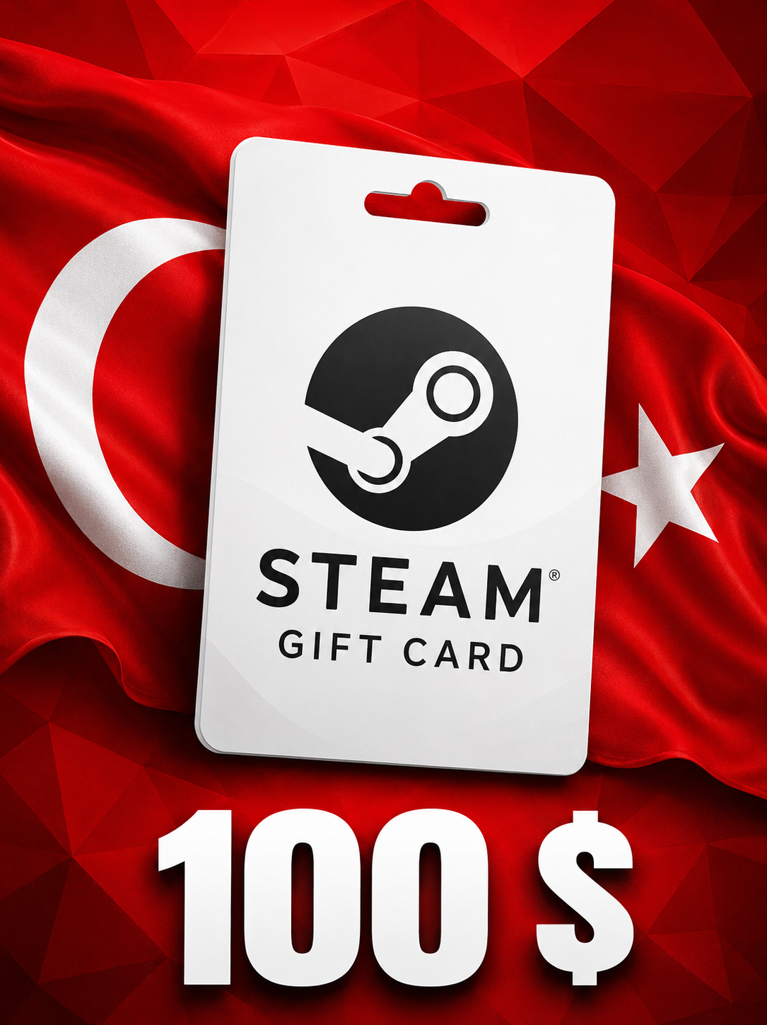 Код пополнения Steam Wallet $100 | Steam Wallet TR | Турция | Цифровой ключ