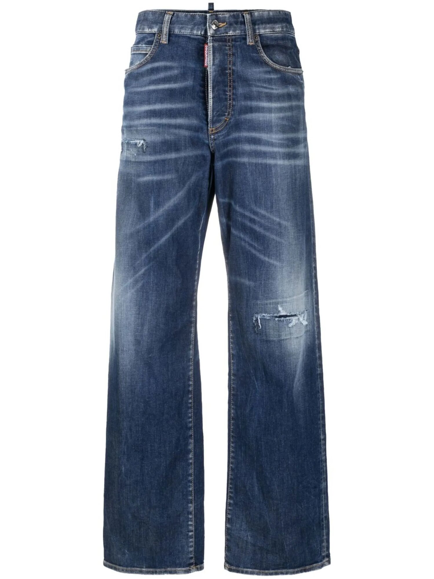 Джинсы High waist wide-leg jeans 