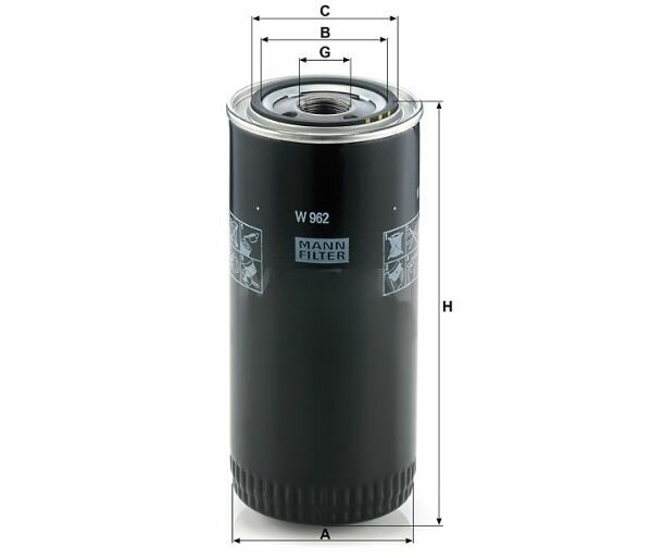Фильтр MANN-FILTER W 962