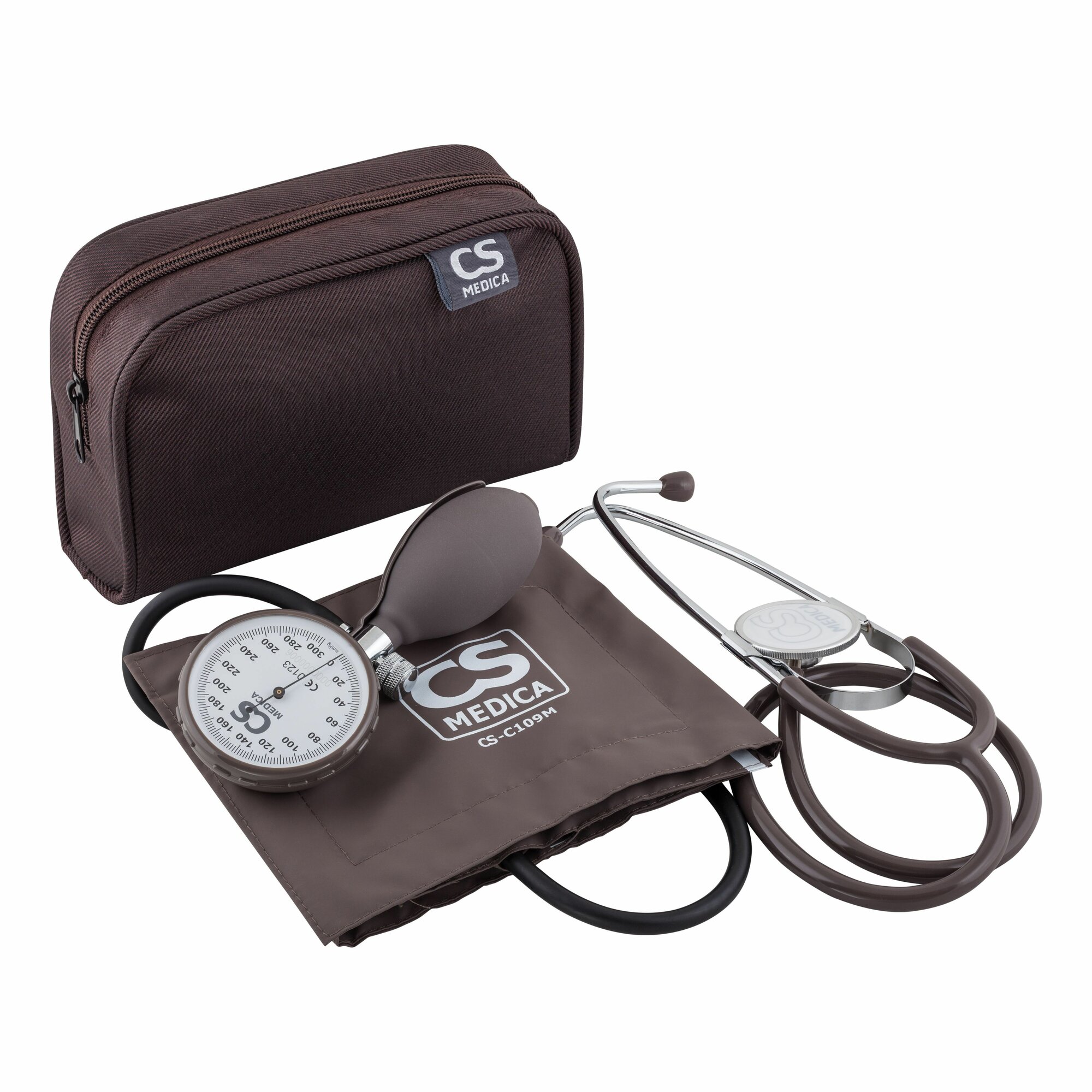 Тонометр CS Medica CS-109 Premium, механический, с манжетой, ударопрочный