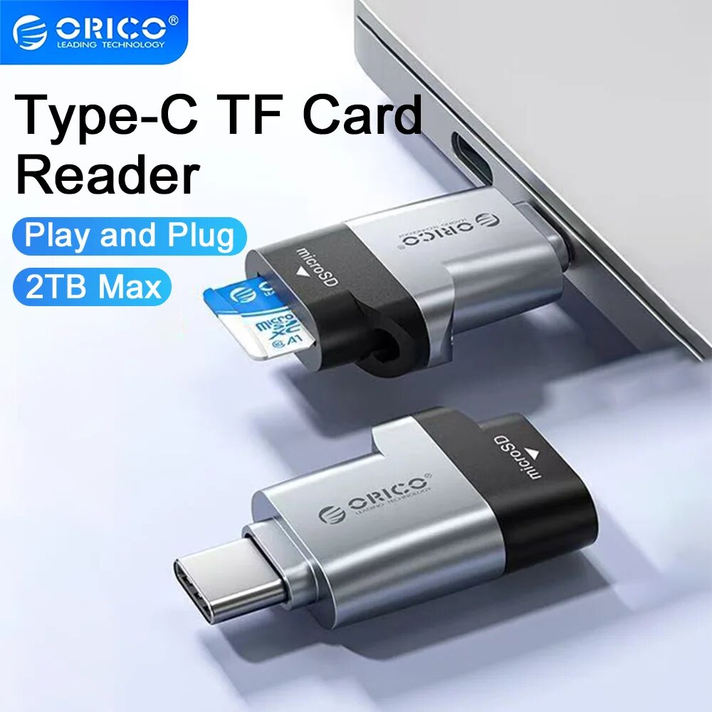 ORICO кардридер USB-C Micro SD USB3.0 — фото 1