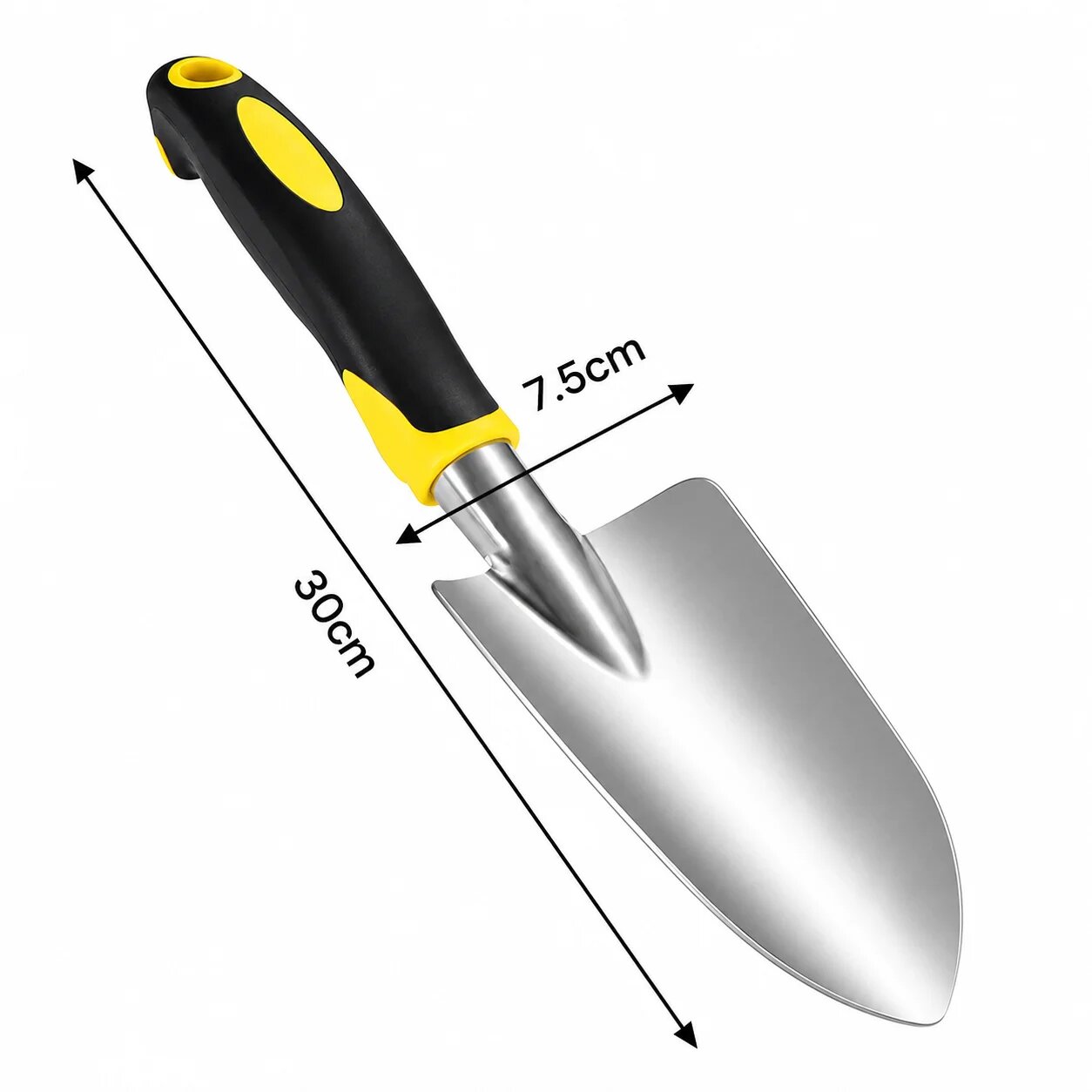 Садовый совок из нержавеющей стали Желтый, 1 pcs Wide Trowel