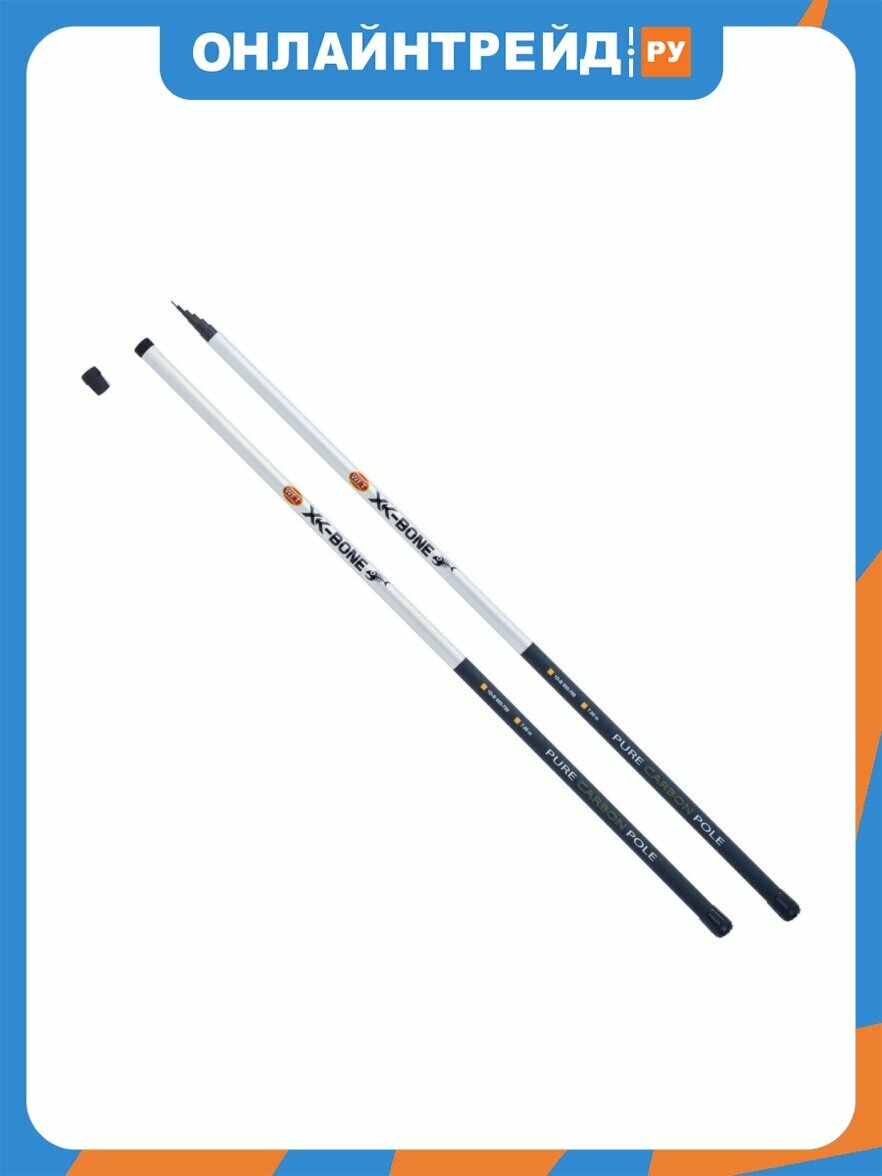 Удилище поплавочное Wft XK Bone PURE CARBO POLE 4.00 м без колец