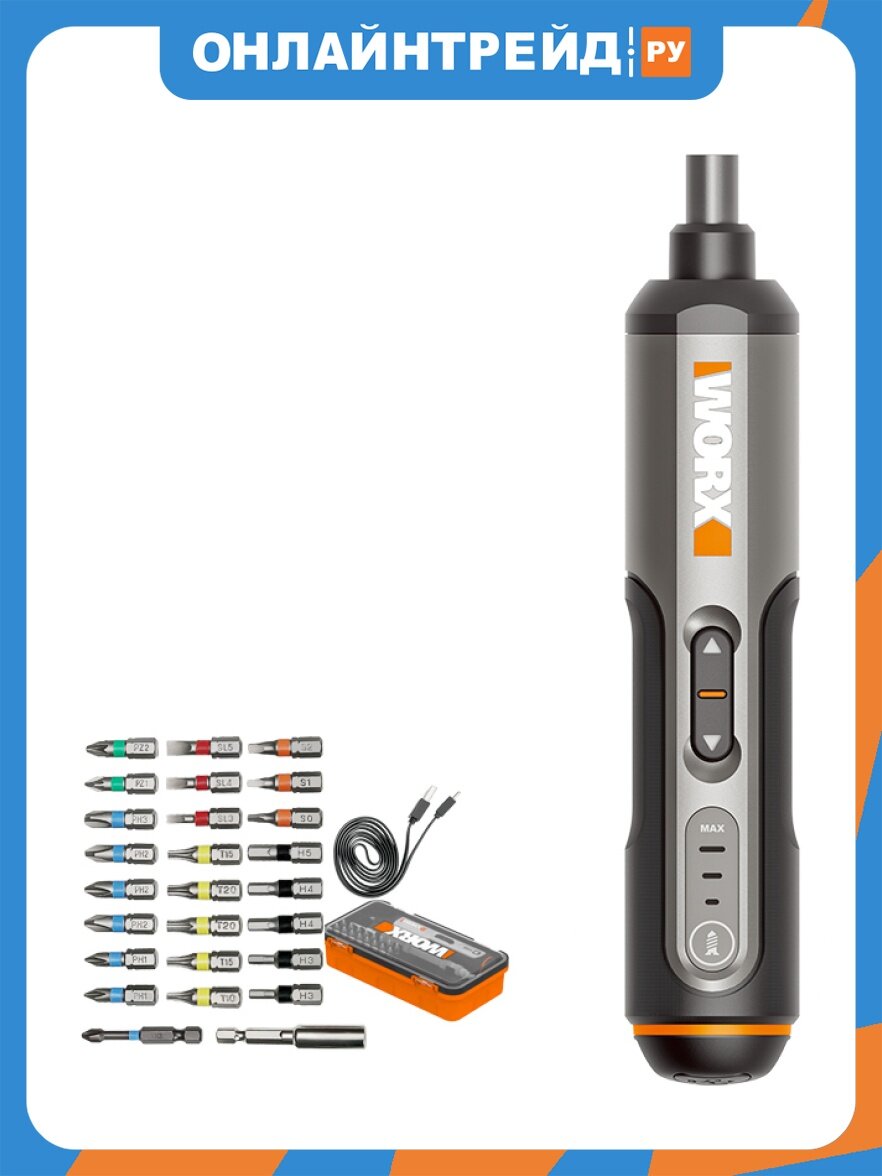 Отвертка аккумуляторная Worx WX240