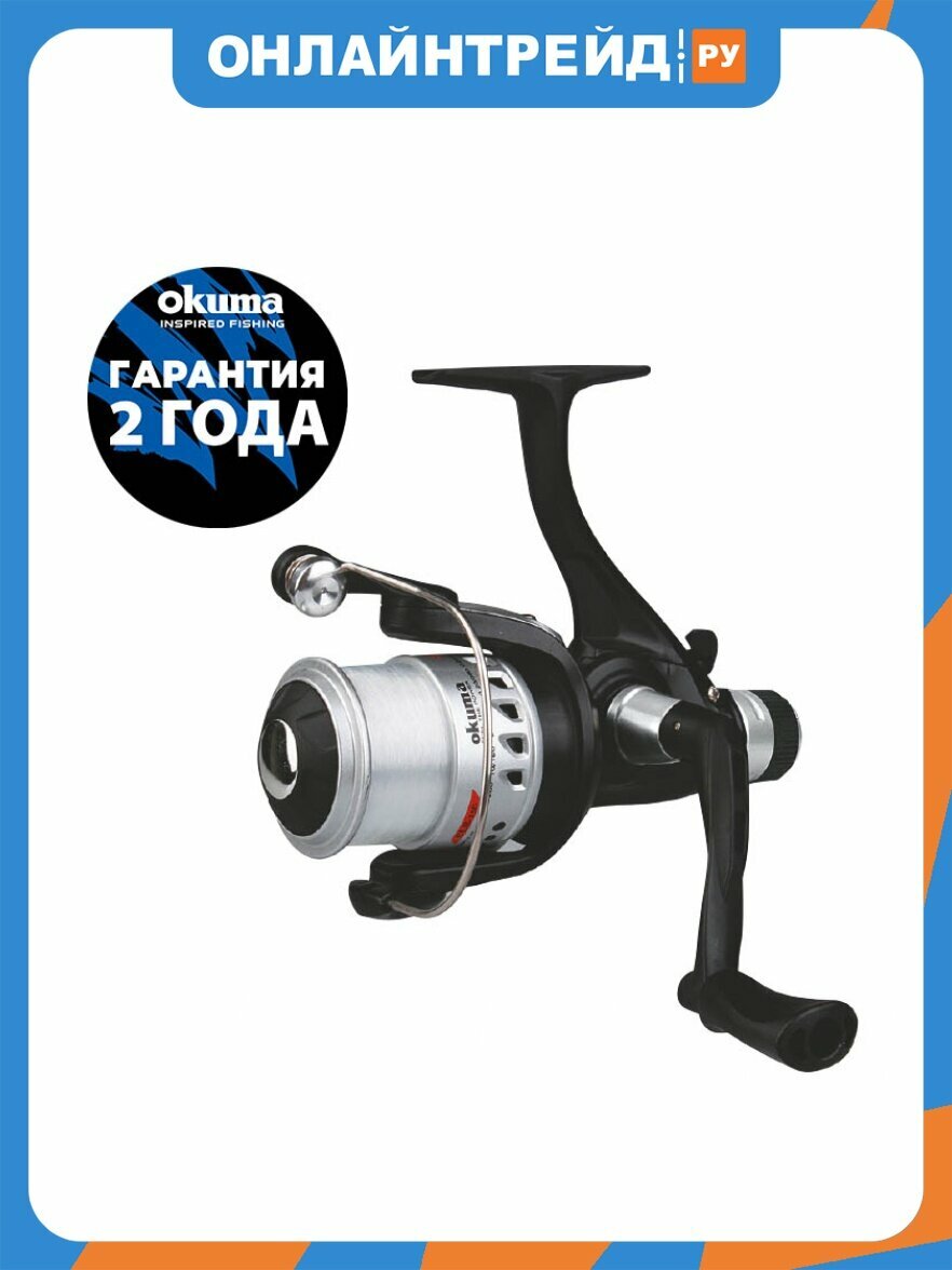 Катушка Okuma Electron 140 Rear Drag + доп. Шпуля + леска