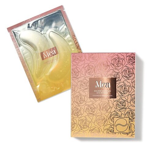 MEA Золотистые патчи с экстрактом центеллы азиатской Golden Centella Eye Patches, 12 пар х 4 г
