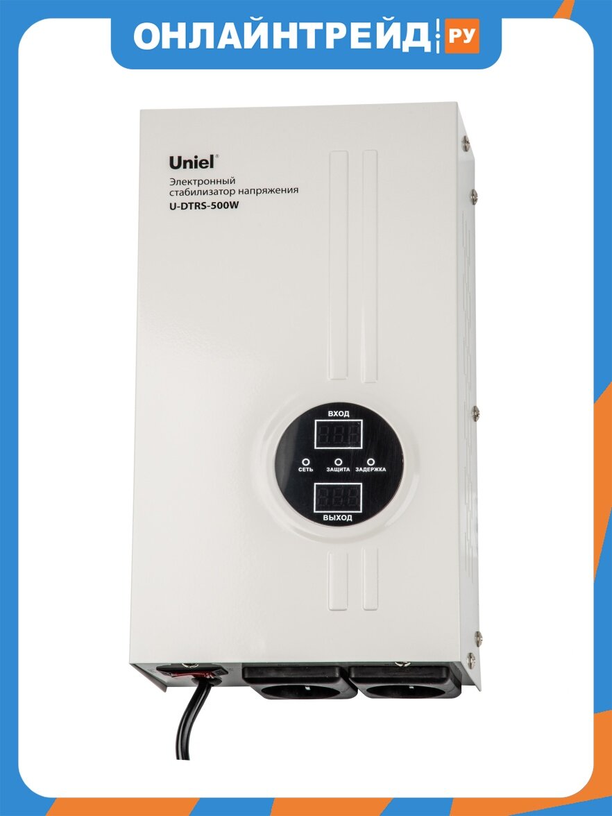 Стабилизатор напряжения ультратонкий Uniel U-DTRS-500W