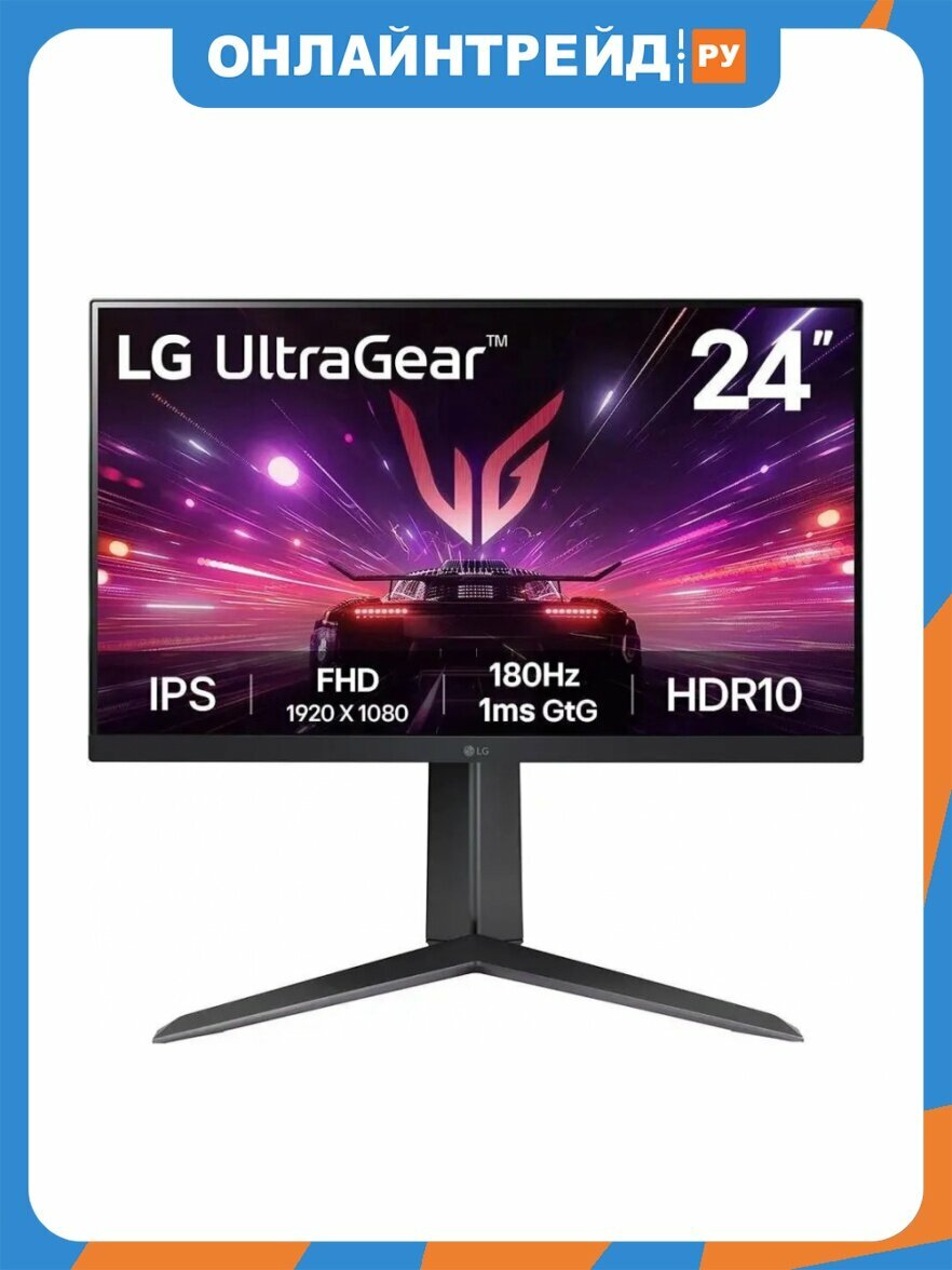 Монитор LG UltraWide 24GS65F-B 23.8" черный