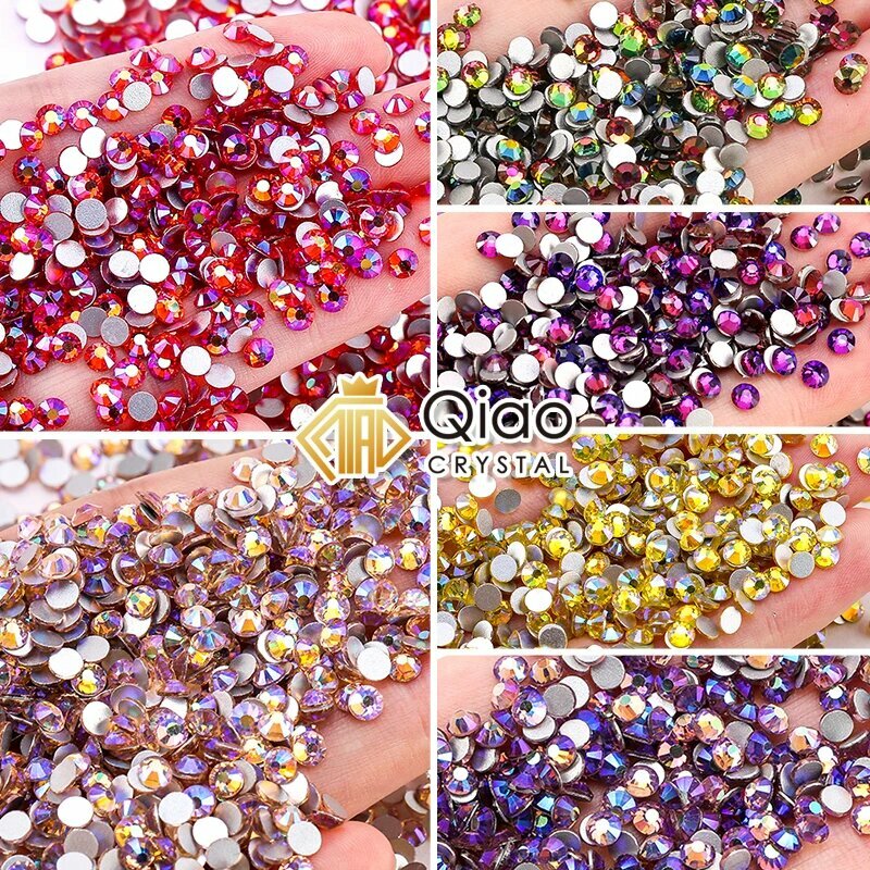 Стразы Light rose AB SS30-288pcs для ногтей — фото 1