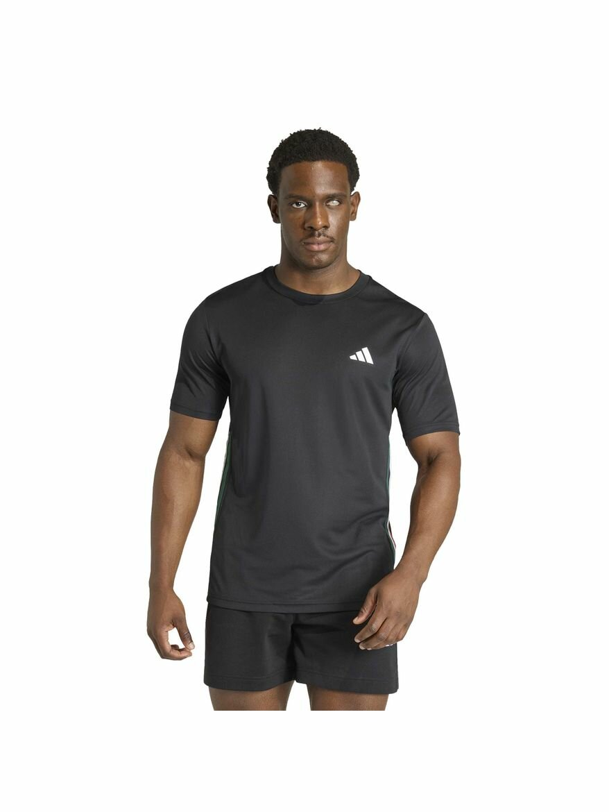 Футболка спортивная Workout Essentials Base 3-Stripes T-Shirt
