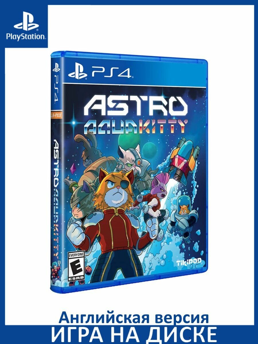 Игра Astro Aqua Kitty (Limited Run)PS4 Диск на PlayStation 4 Английская версия