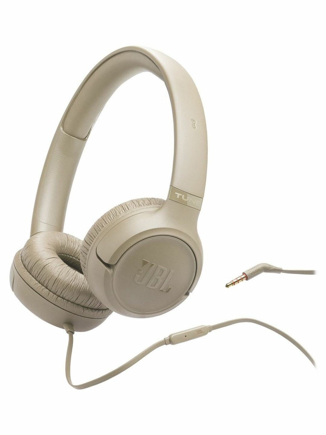 Наушники проводные JBL Tune 530, складные, бежевый (JBLT530BEG)