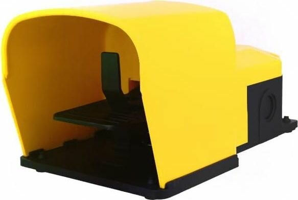 PIZZATO PX 10110 Одиночный ножной выключатель с защитой, 1шт
