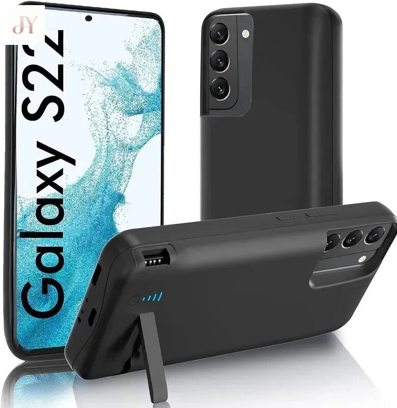 Чехол-аккумулятор для Samsung Galaxy S22 , Fraternize Внешний аккумулятор , Чернить 4800 мАч Power bank