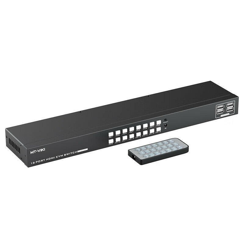 MT-Viki 16-портовый HDMI KVM переключатель для стойки с совместным использованием клавиатуры и мыши 1601HK-C