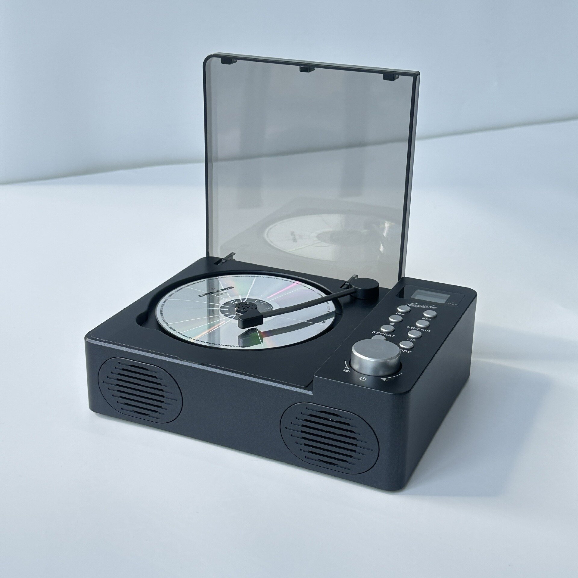 CD-плеер портативный, проигрыватель компакт-дисков с Bluetooth 5.1, USB, FM радио, AUX, MP3, CD-R, CD-RW, динамики