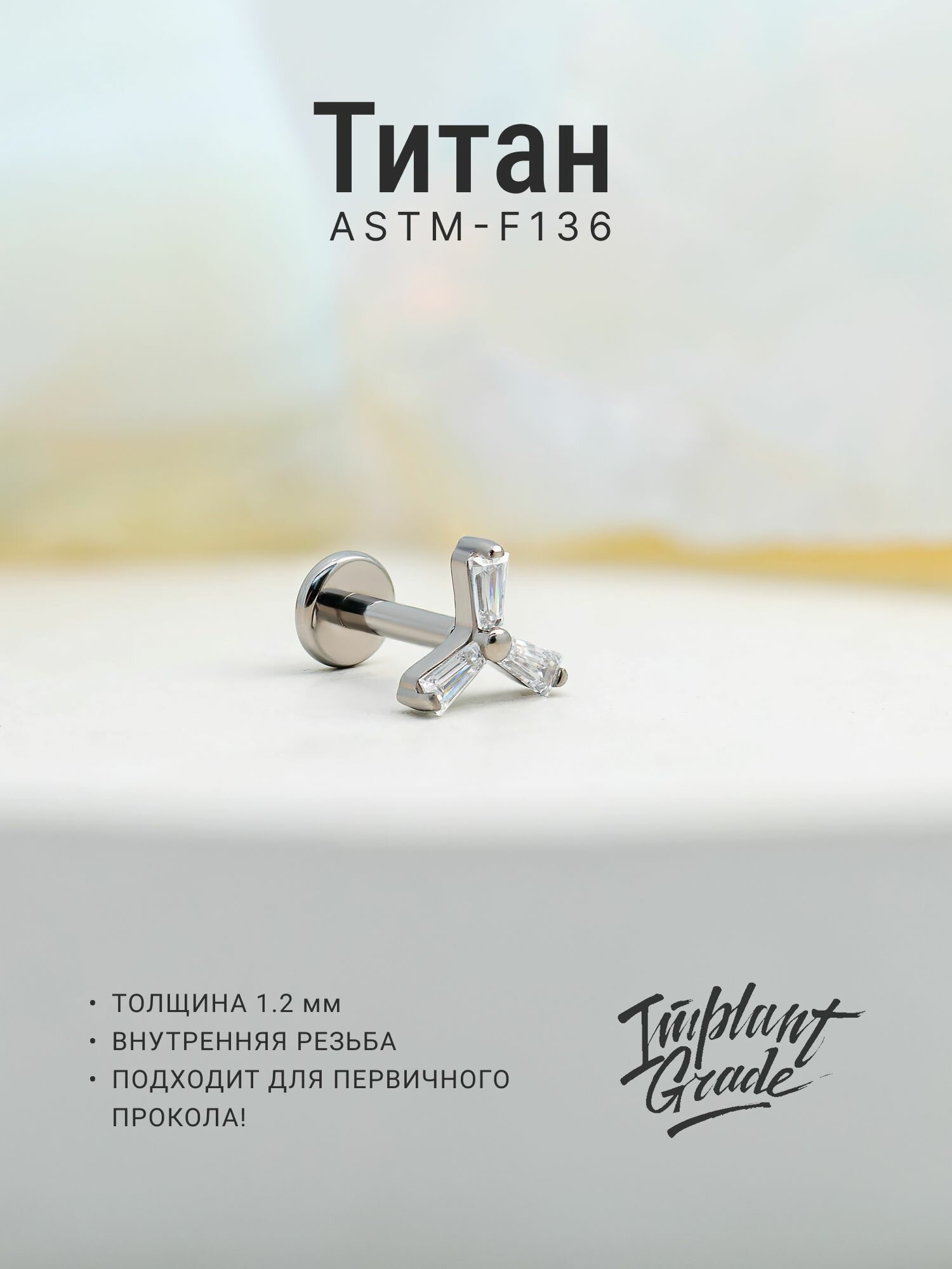 Пирсинг Implant Grade
