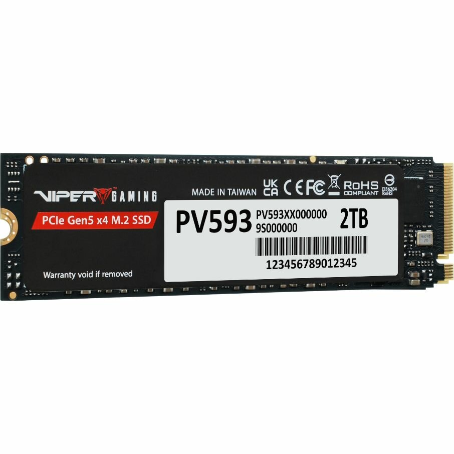 SSD-накопитель Patriot Memory PV593P2TBM28H 2 ТБ M.2 PCI-E 5.0