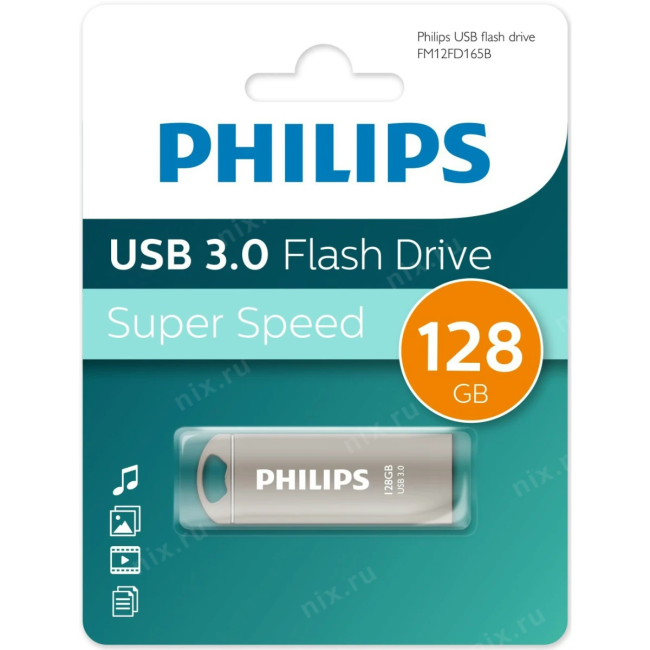 Philips Iron FM12FD165B/97 USB3.0 Flash Drive 128Gb (RTL)