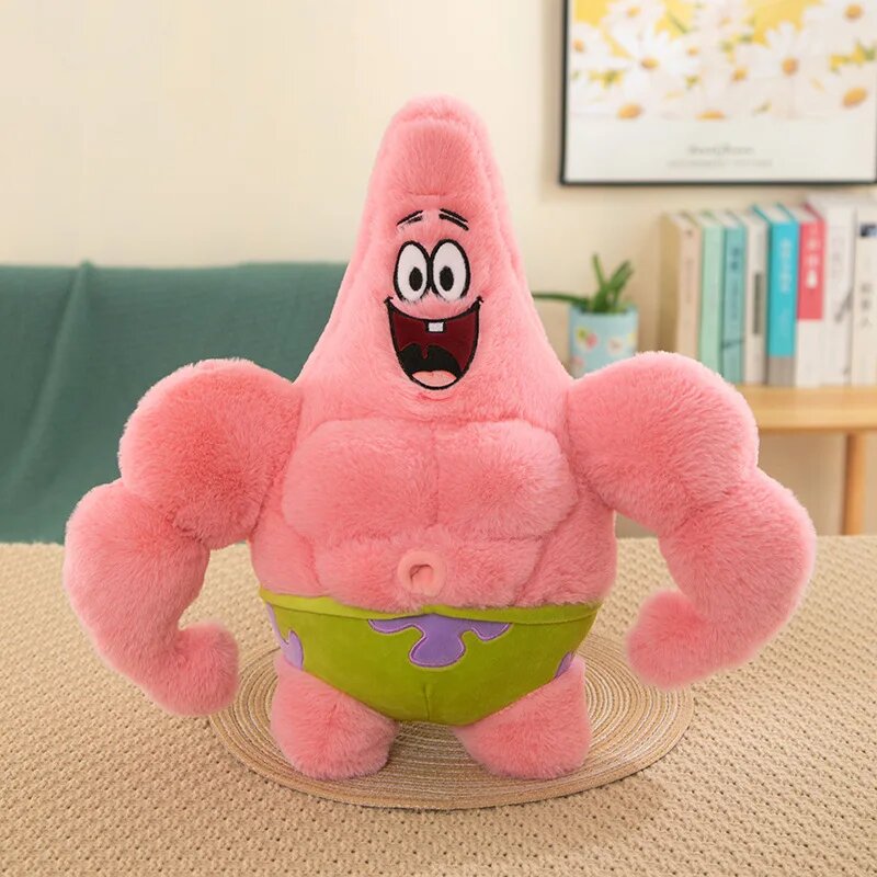 Подушки-игрушки Губка Боб и Патрик Стар Potdemiel Розовый, Patrick Star, 35cm