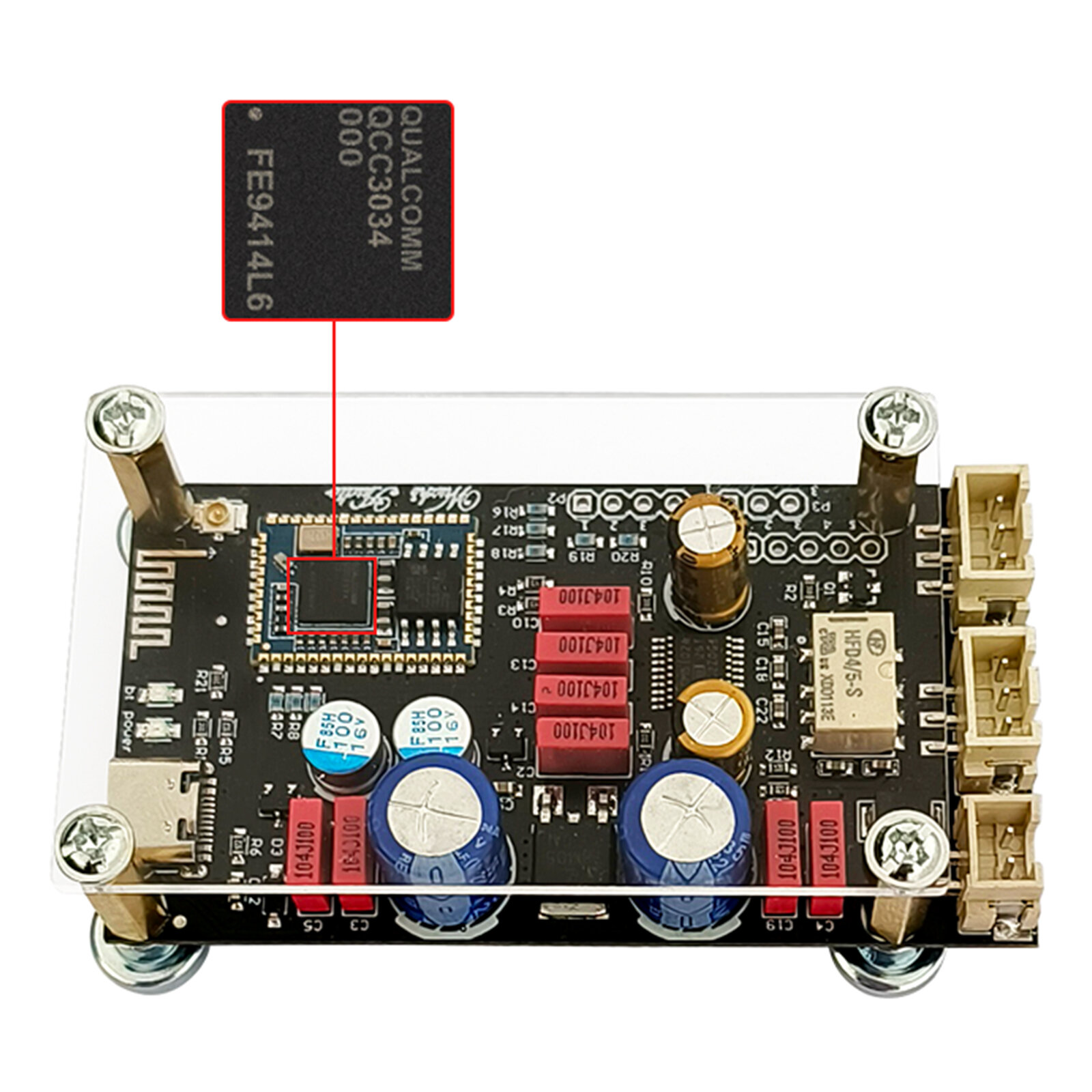 Bluetooth-совместимый модуль усилителя модуль QCC3034