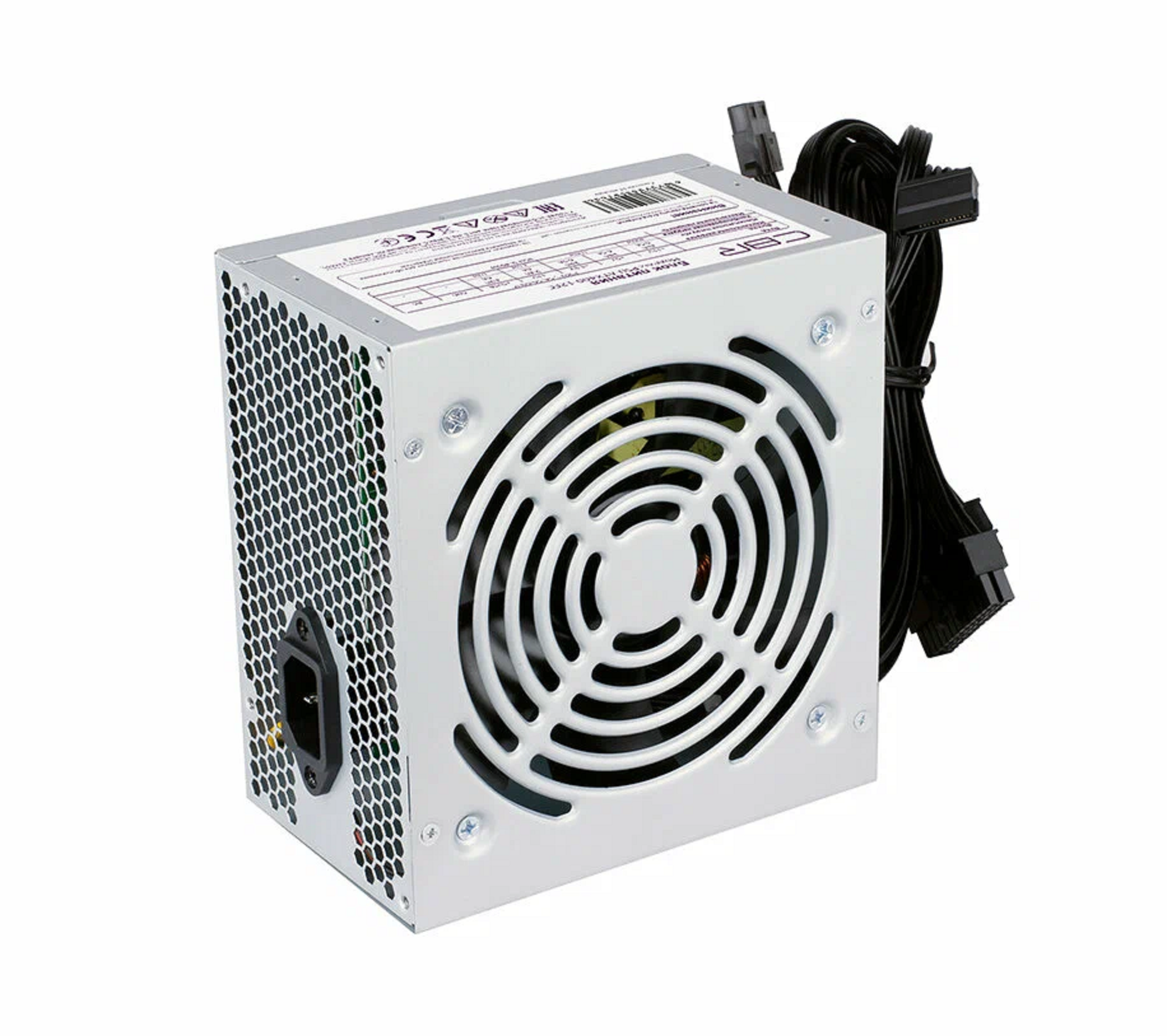 Блок питания CBR PSU-ATX400-12EC, ATX, 80 Plus, 12 см, 400 Вт, для настольных компьютеров