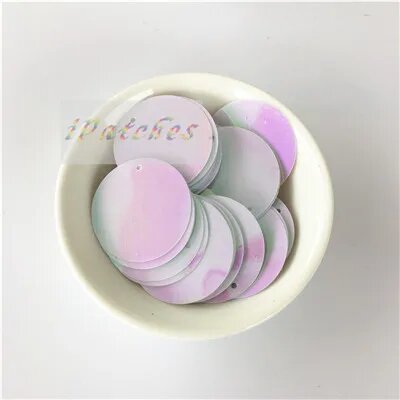 Круглые пайетки ПВХ ipatches 30 мм 40 шт.
