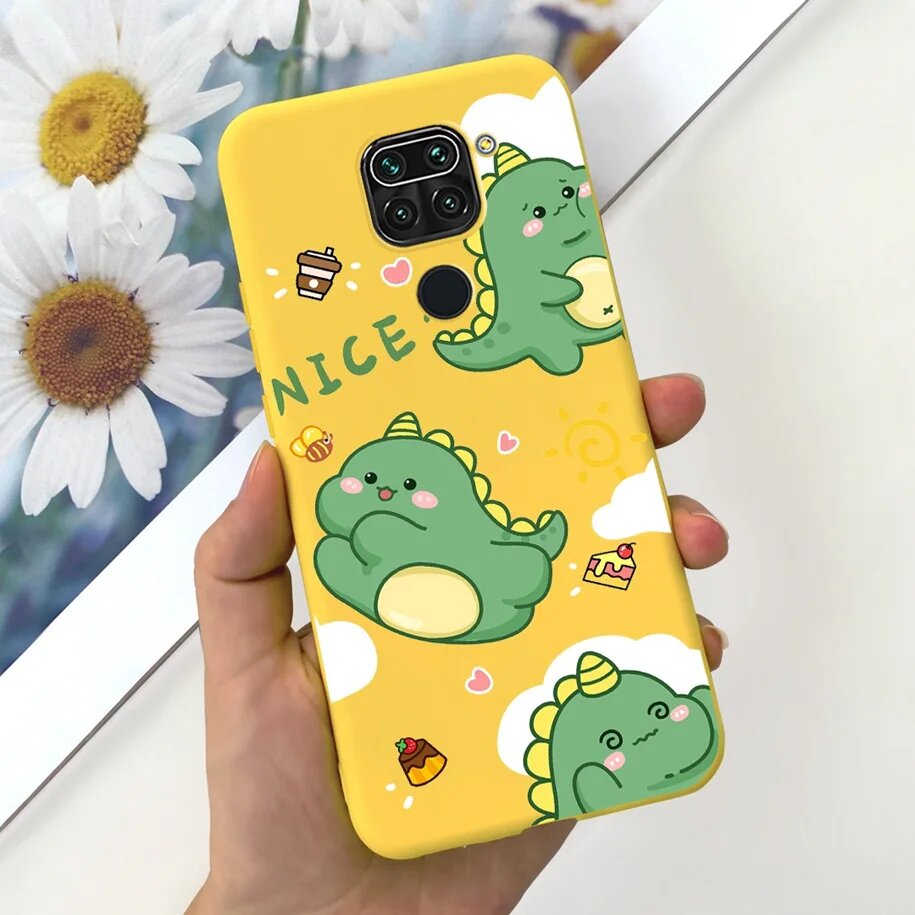 Для Xiaomi Redmi Note 9 Чехол Redmi Note 9S Задняя крышка Модный Желтый, Capa-U57, Redmi Note 9 Pro