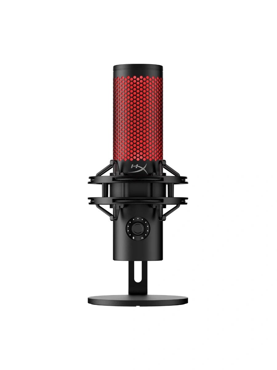 Микрофон проводной HyperX QuadCast 2 3м черный Microphone HyperX QuadCast 2 3m black