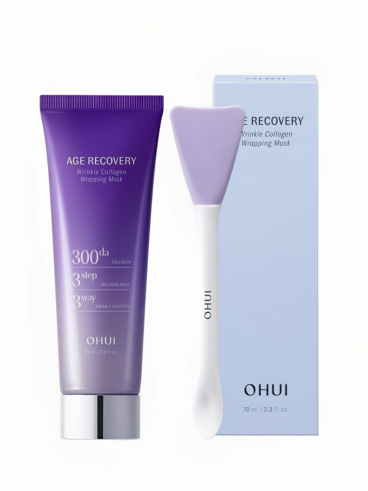 OHUI Увлажняющая маска-пленка Age Recovery Wrinkle Collagen Wrapping Mask 70 мл.