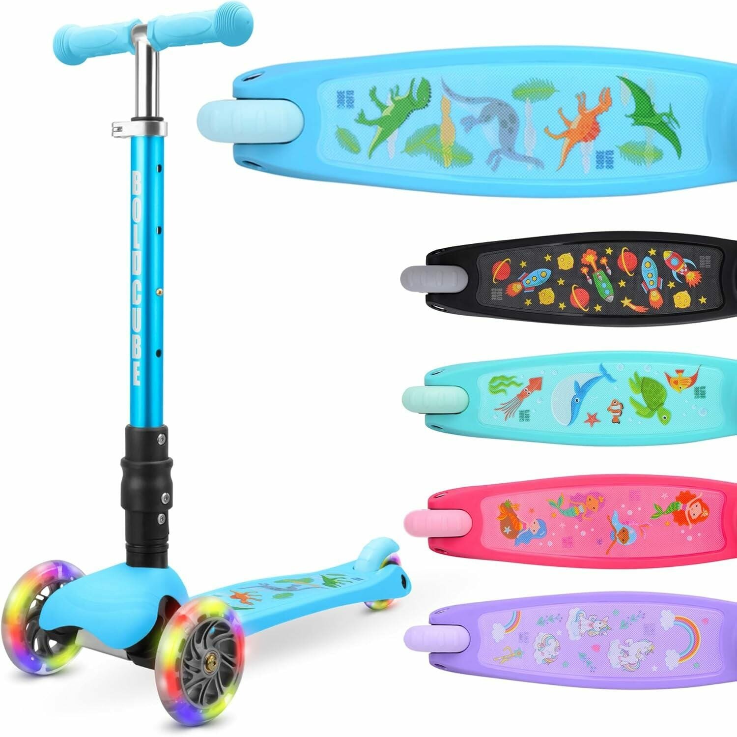 DECATHLON самокат decathlon teeny fold, синий