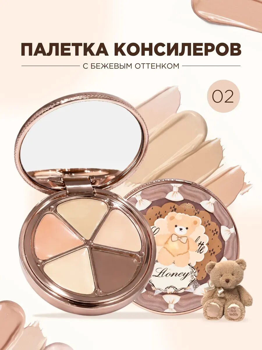 Палетка консилеров кремовая 02