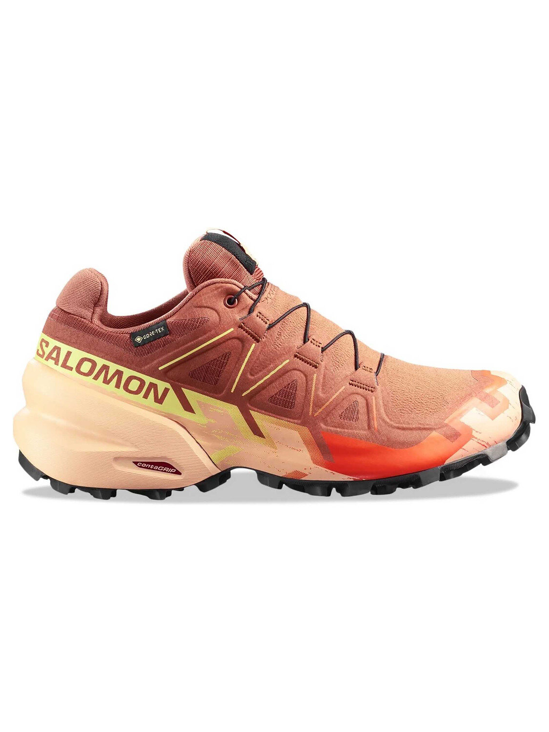 Кроссовки беговые Salomon Speedcross 6 GTX W Коричневый, для женщин