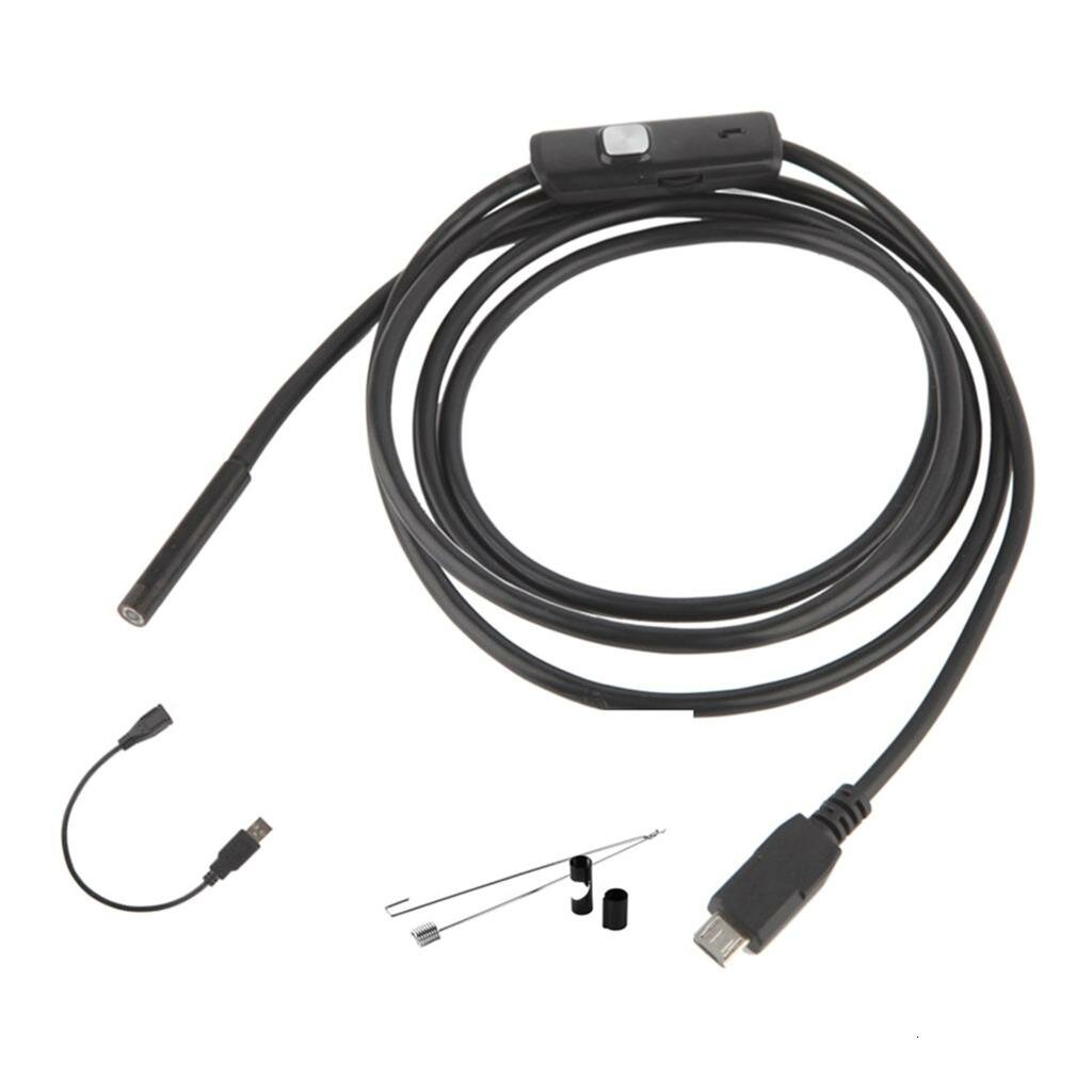 Промышленный эндоскоп IP67 с 6 LED, 10m