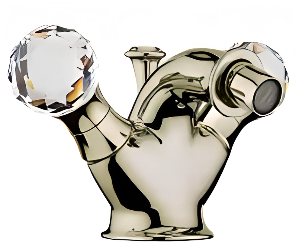 Смеситель для биде Karenina KA710102065, латунь, бронза, ручки: кристаллы Swarovski, Webert, Италия