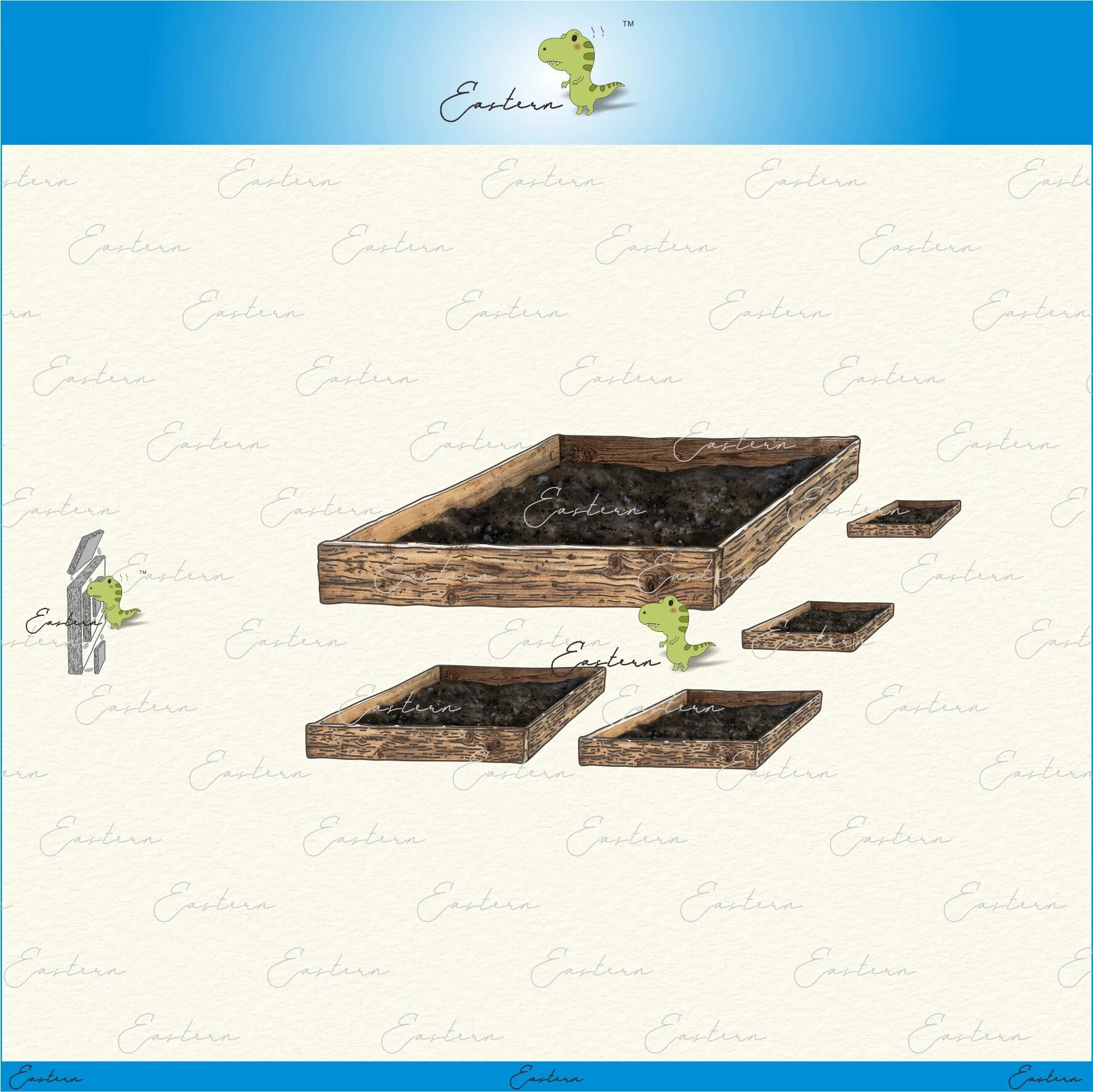 Металлические пресс-формы для скрапбукинга Gardener's Foundations Matching color paper