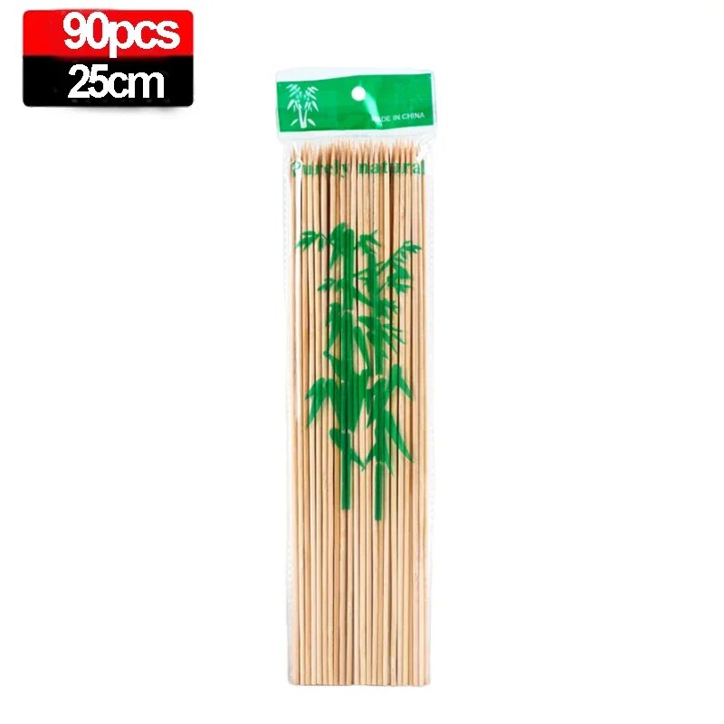 Бамбуковые шпажки для барбекю 25cm-90pcs