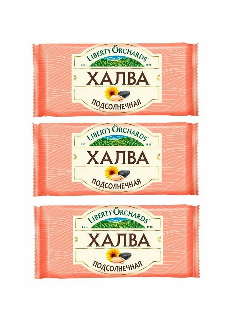Liberty Orchards Халва подсолнечная, 185 гр, 3 уп