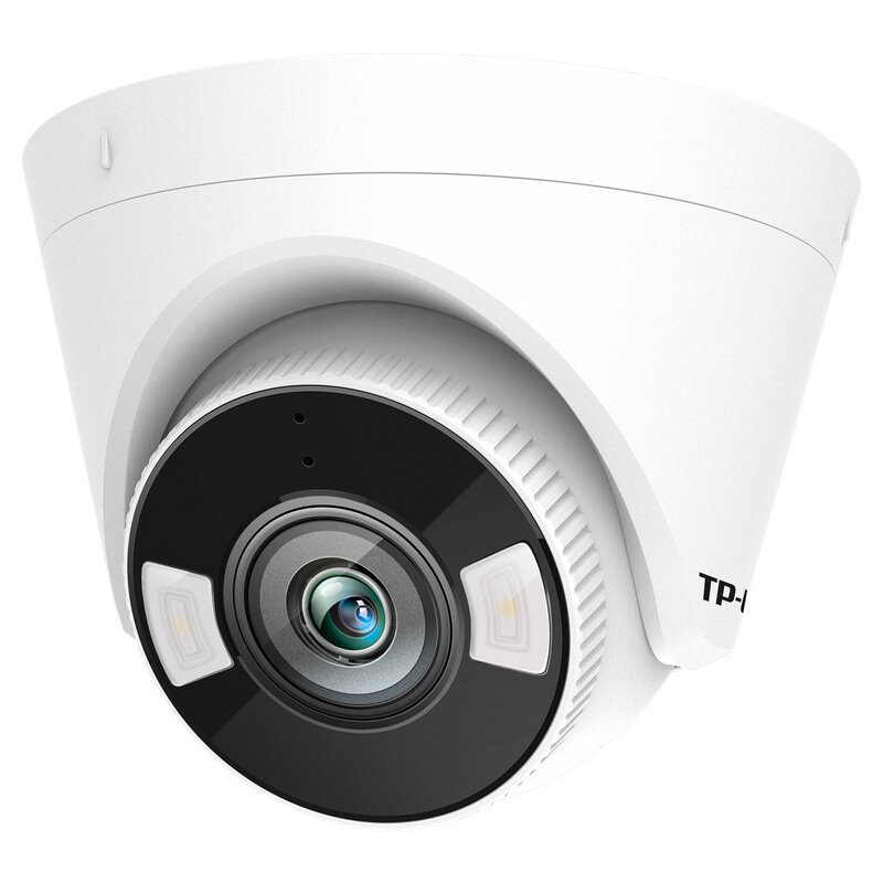 TP TL-IPC435EP-W4 4.3MP сетевая камера с широкоугольной линзой 4 мм и питанием по сети (POE), полусферическая модель