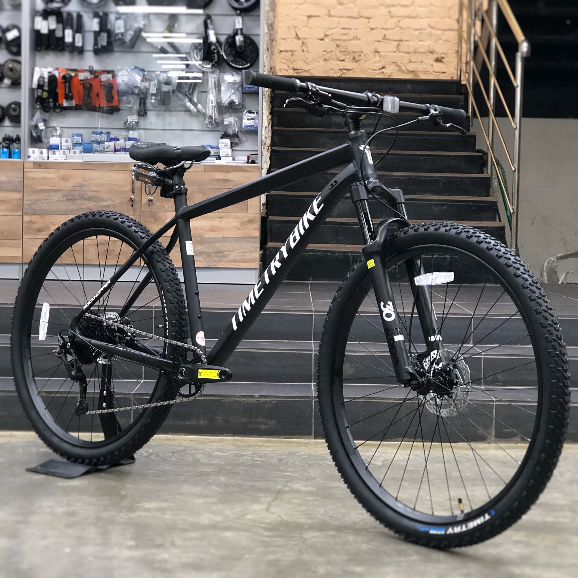 Велосипед горный TIMETRY BREND ORIGINAL TT253, 29" колеса, алюминиевая рама, черный