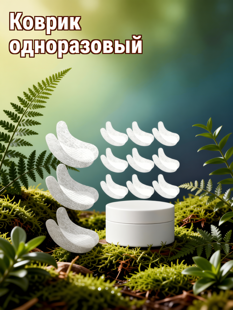 Подушечки Из Хлопка Для Татуажа Вокруг Глаз 1500 Штук Размер 8.00X3.50X0.01Cm
