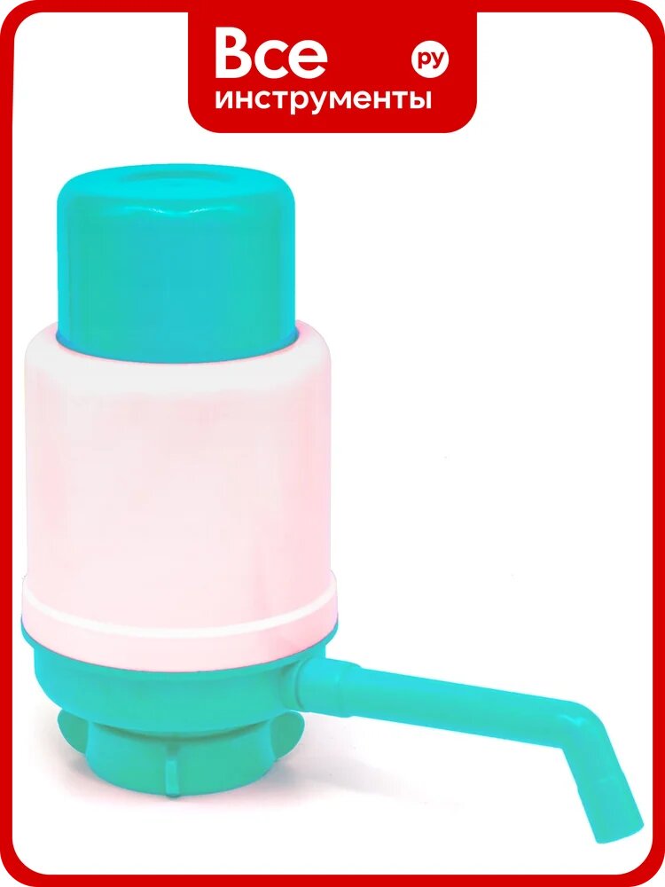 Помпа для воды Aqua Work Дельфин ЭКО бирюзовая, механическая, пластиковый корпус, предназначена для подачи воды