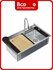 Мойка MIXLINE настольный монтаж 75x46 (3,0), выпуск 3 1/2 pro 21,5см с сифоном+д...