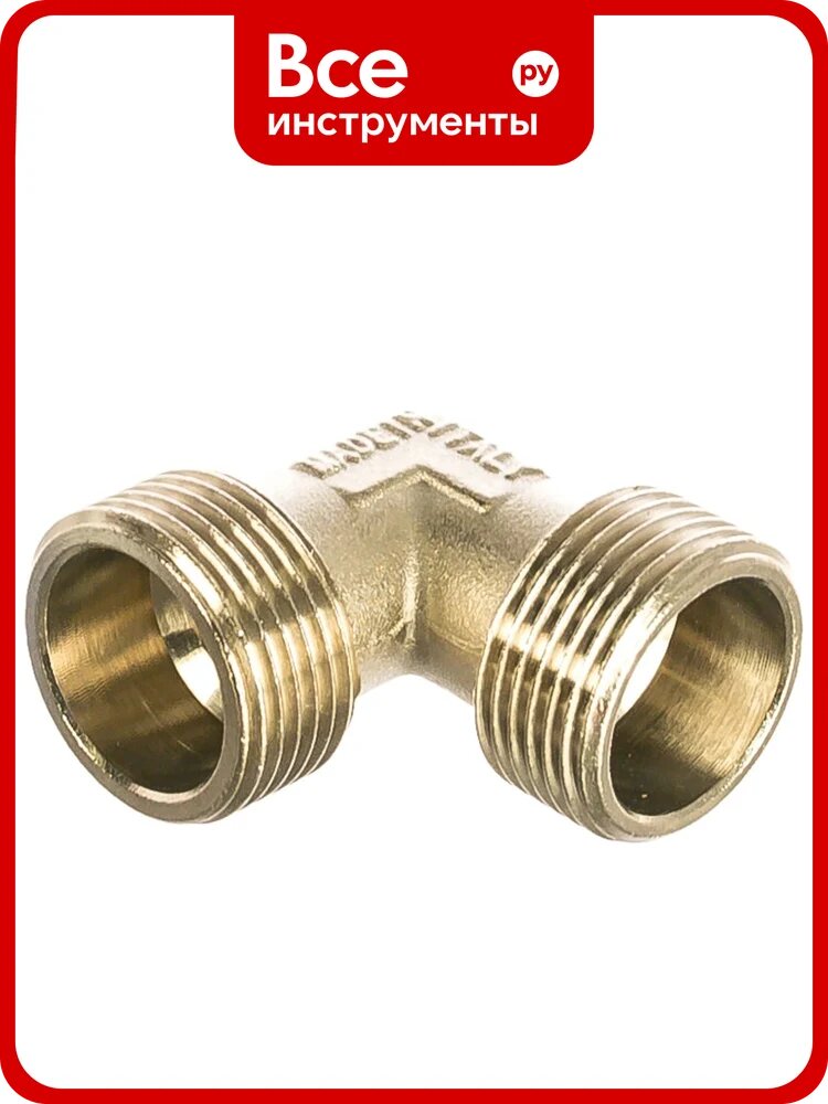 Никелированный угольник STOUT НН 3/4 SFT-0010-000034 RG008Q0QS447F7 латунный наружный фитинг профессионального класса